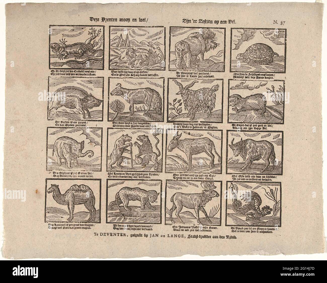 These Mooy and his / are 'sixteen on a sheet. Leaf with 16 performances ...