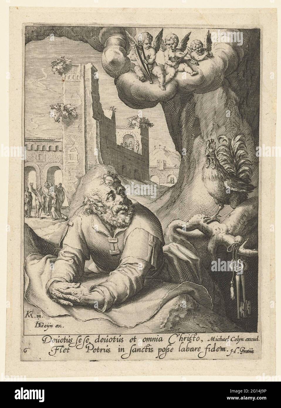 Peter as a repentant sinner; Eight repentant sinners from the old and ...