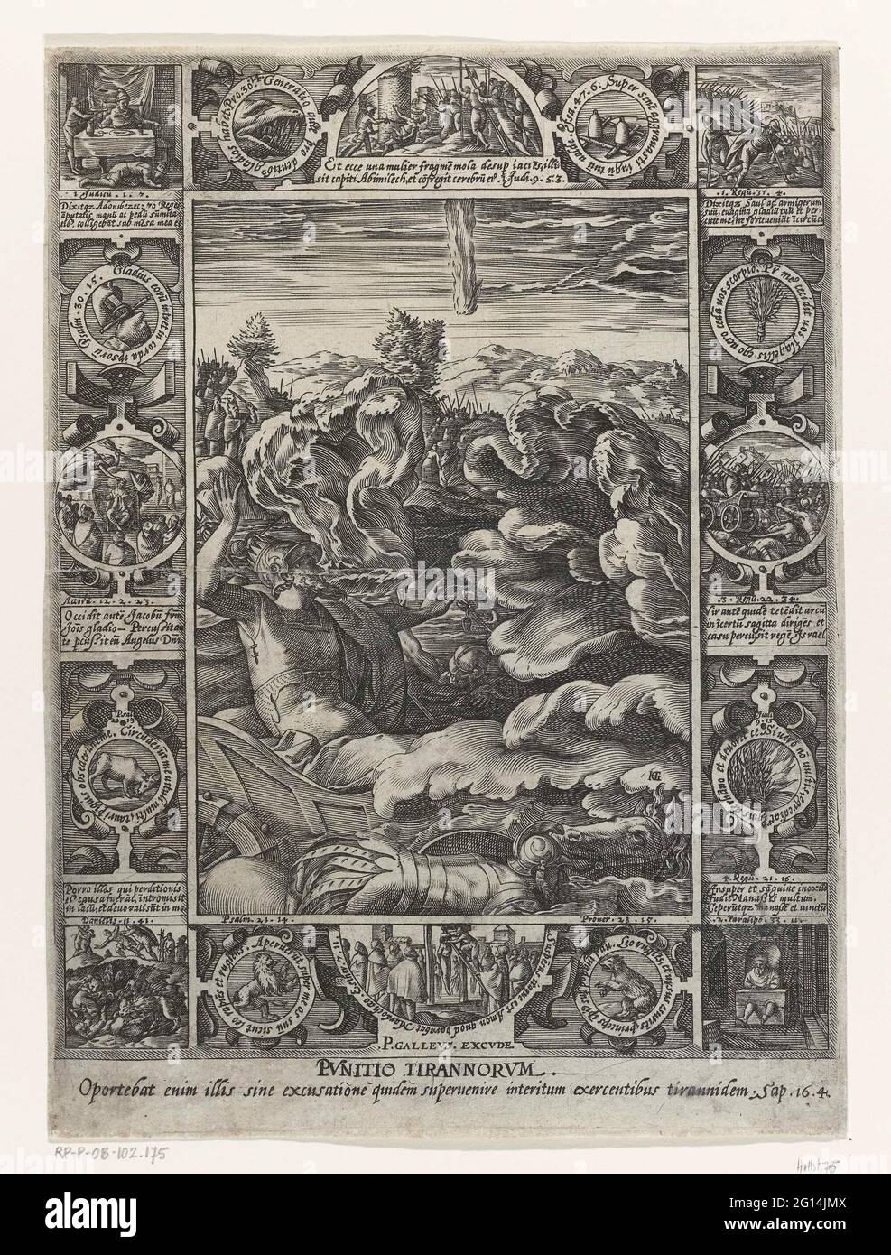 Punishment of evil; Passing through Pharaoh and his army by the Red Sea ...