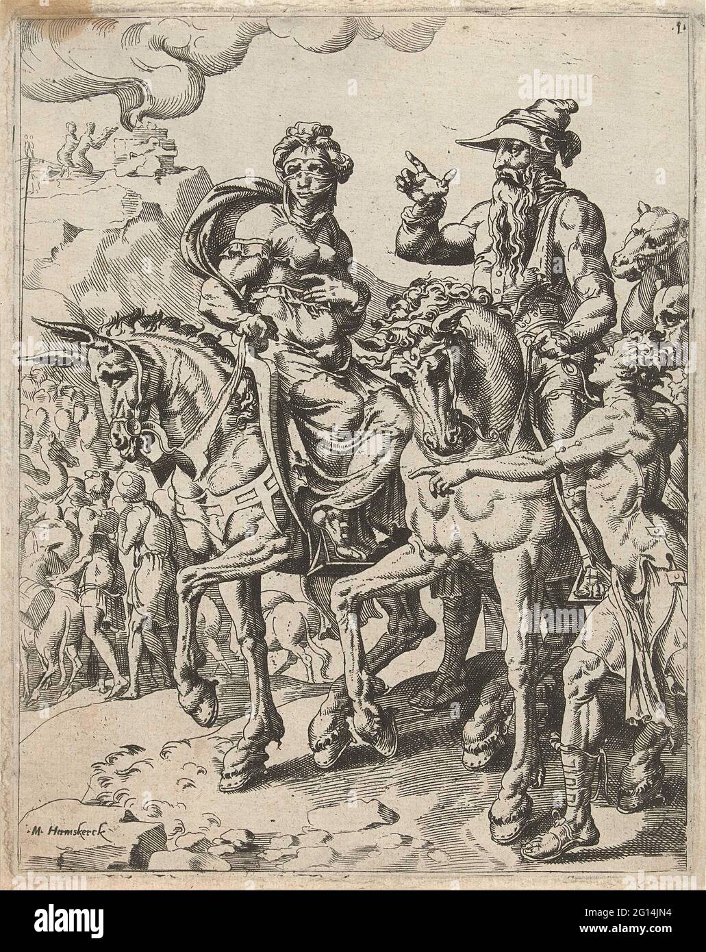 Abraham and Sara enter Canaan; History of Abraham. Abraham and Sara ...