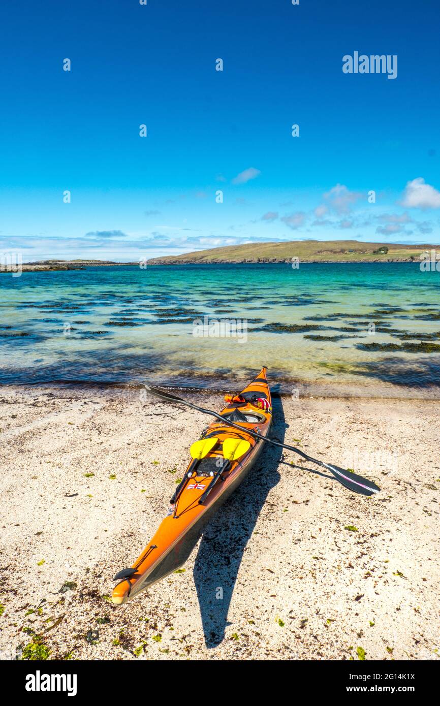 Kayak beach summer hi-res stock photography and images - Alamy