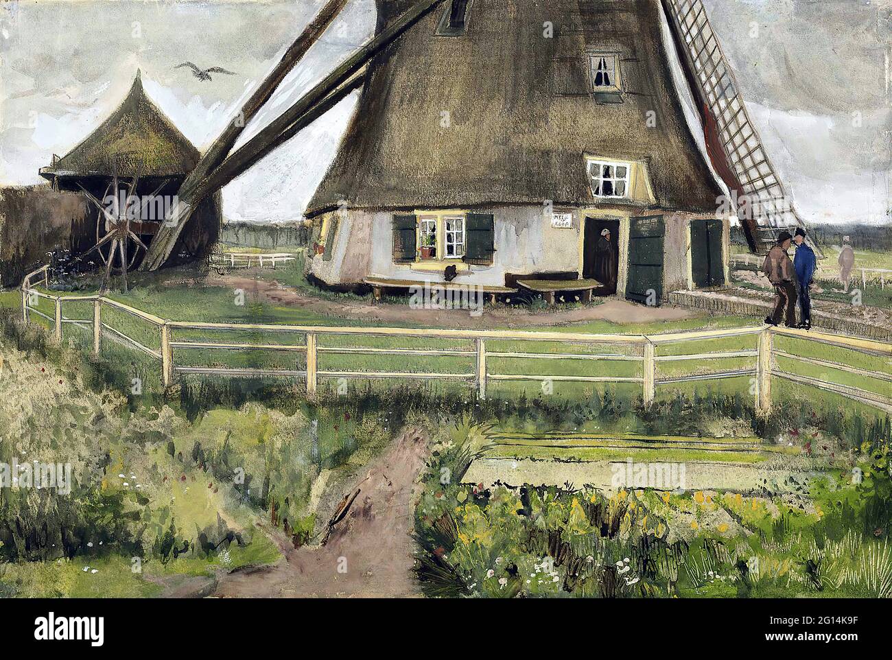 Van gogh windmill hi-res stock photography and images - Alamy