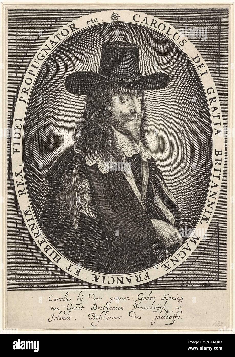 Portrait of Charles I, king of England Stock Photo - Alamy