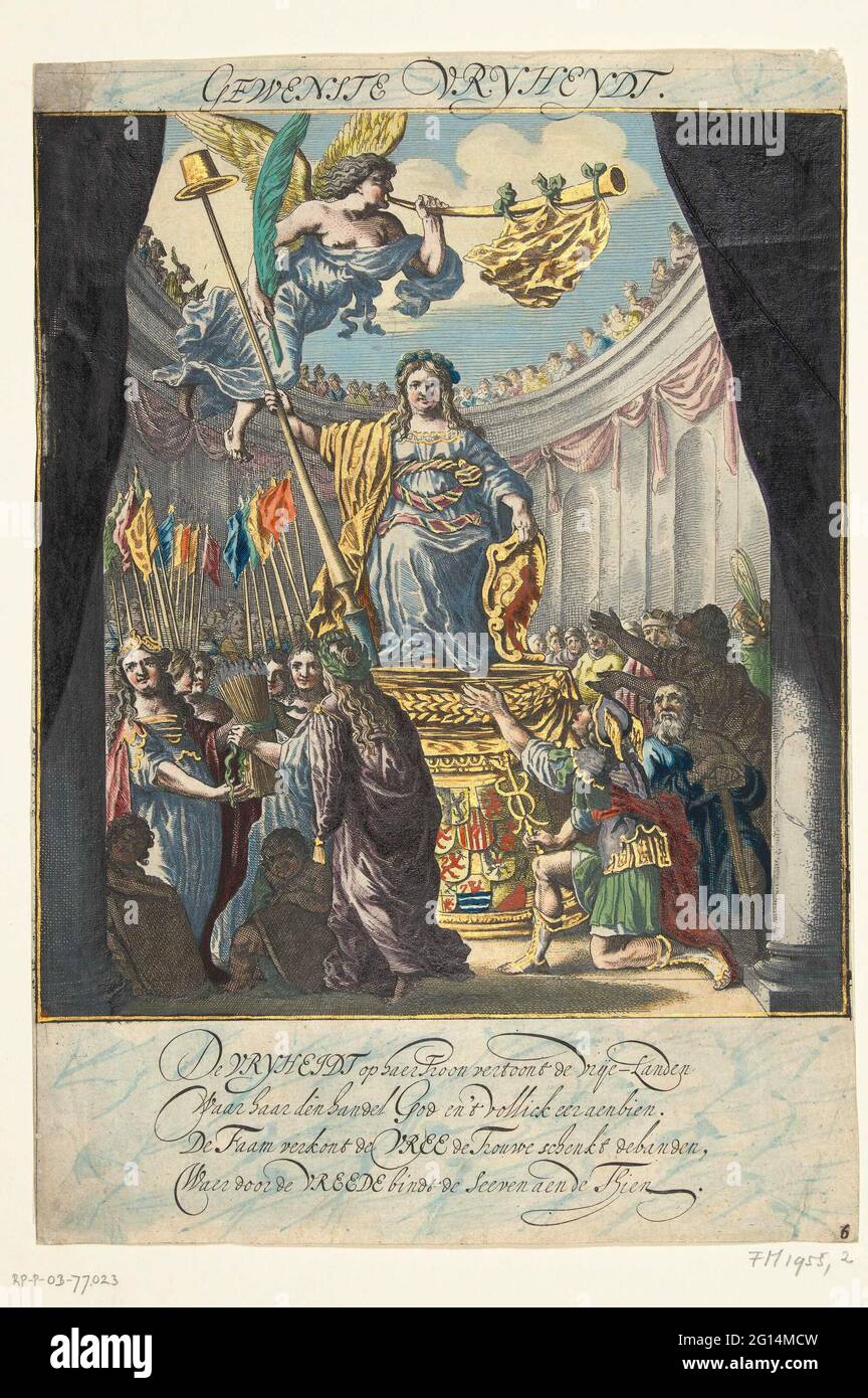 Display of the desired freedom, 1648; Desired Vryheydt; Allegories on ...