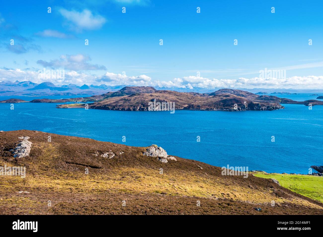 The Summer Isles in the North West of Scotland Stock Photo - Alamy
