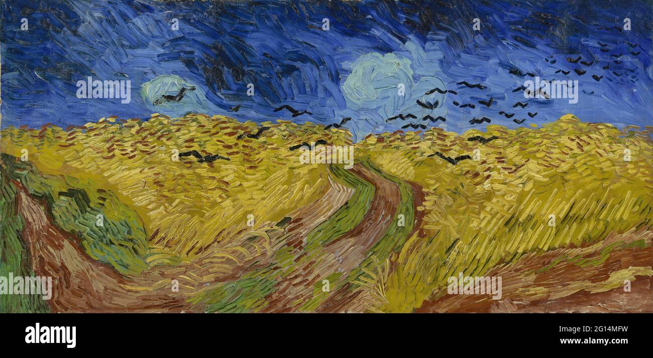 Vincent Van Gogh - Wheat Field with Crows Stock Photo - Alamy