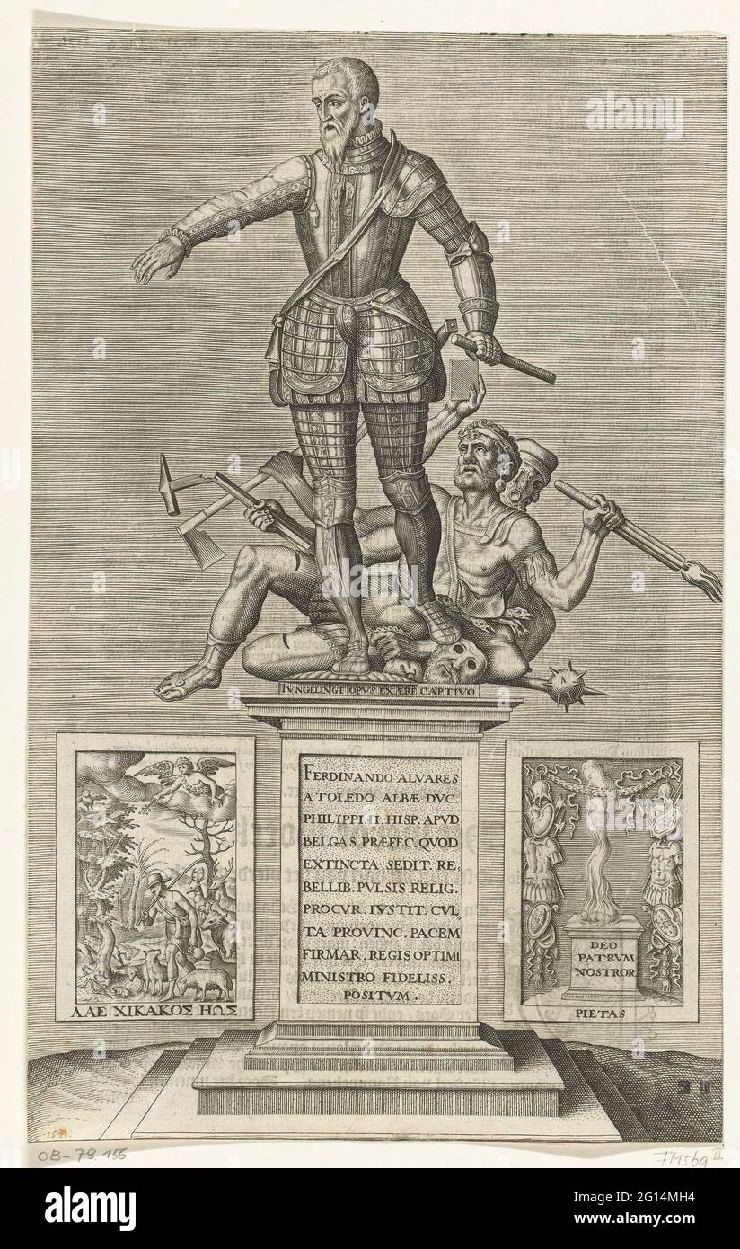 Statue of the Duke of Alva, 1571. The Statue of the Duke of Alva, set ...