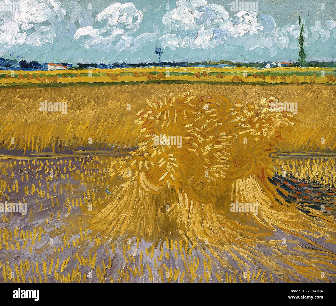 Van gogh wheat field hi-res stock photography and images - Alamy