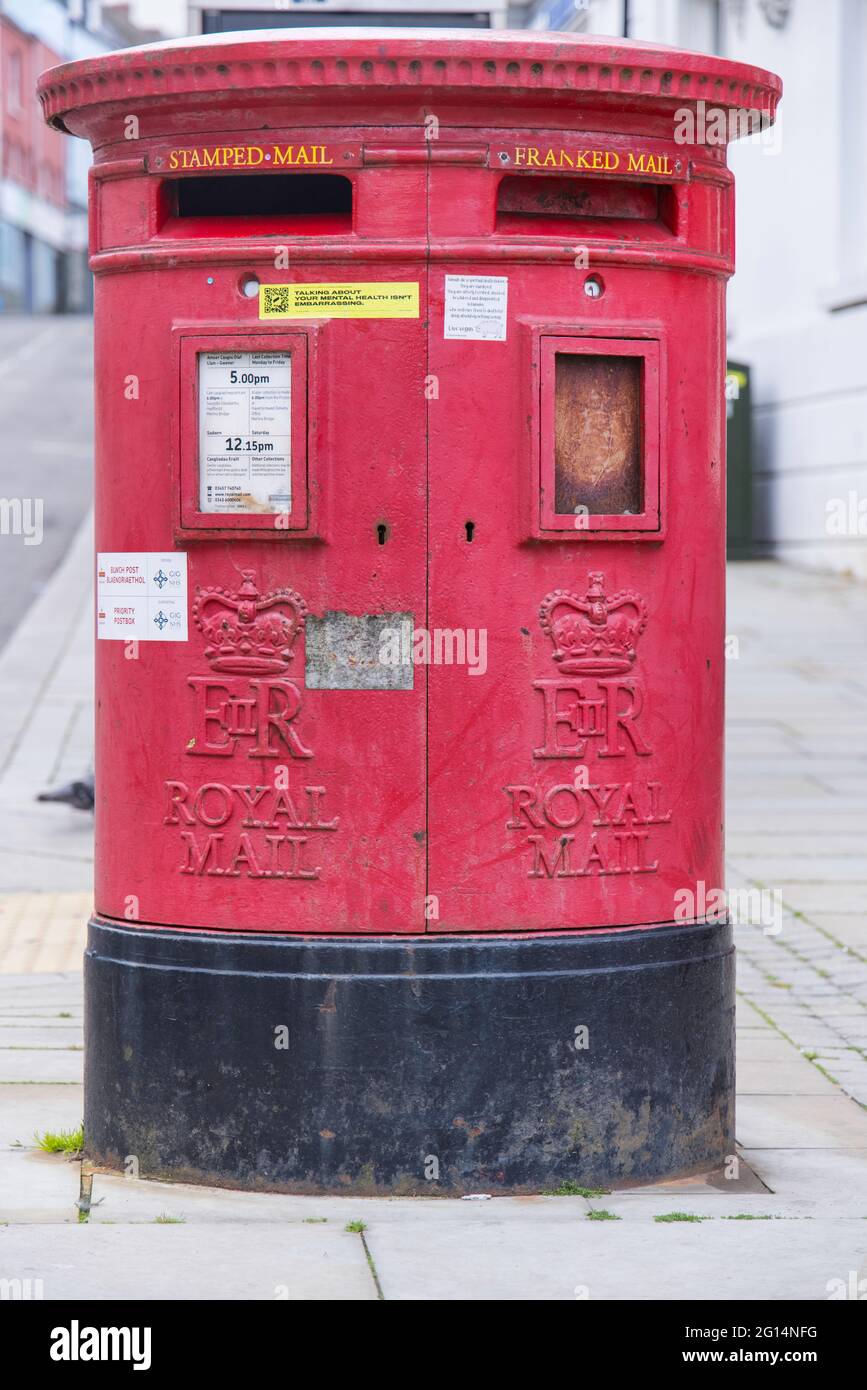 Very early morning in Haverfordwest town centre, Summer 2021. Decaying ...