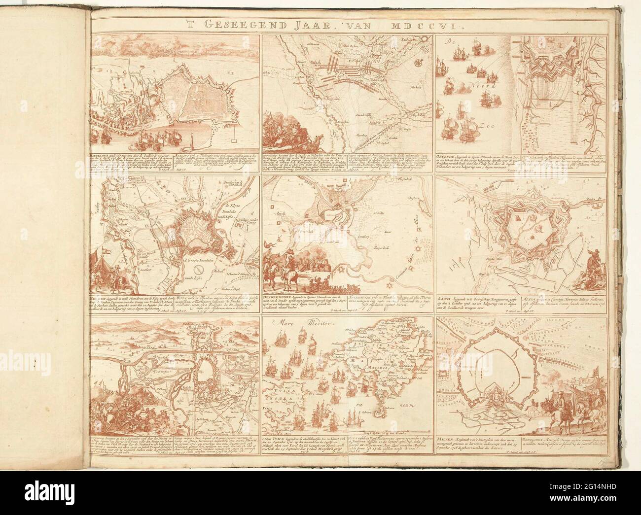 Schouwburg van den War (magazine VII), 1706; the deserved year, from ...