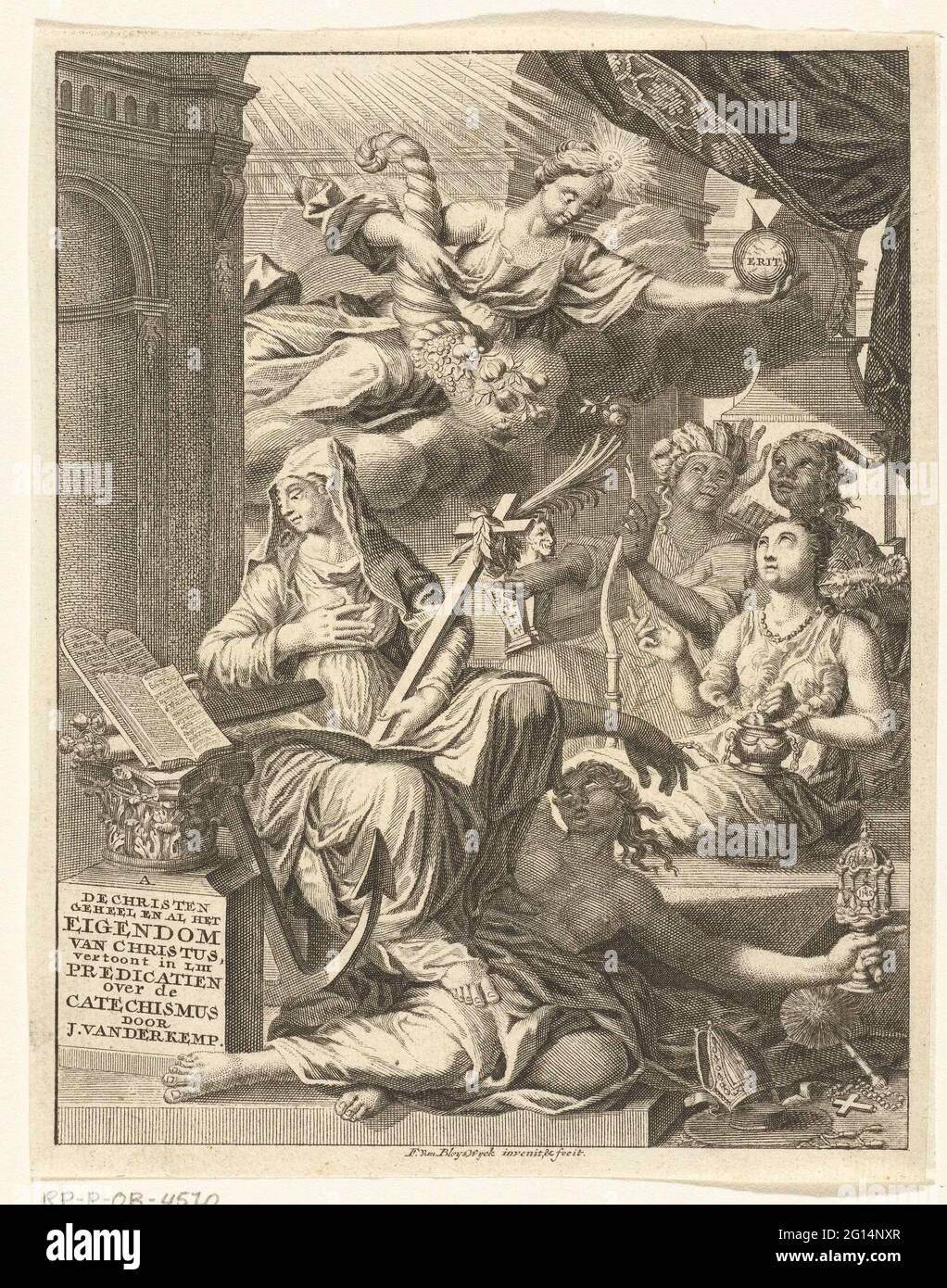 Allegory with female personifications from, among other things, the ...