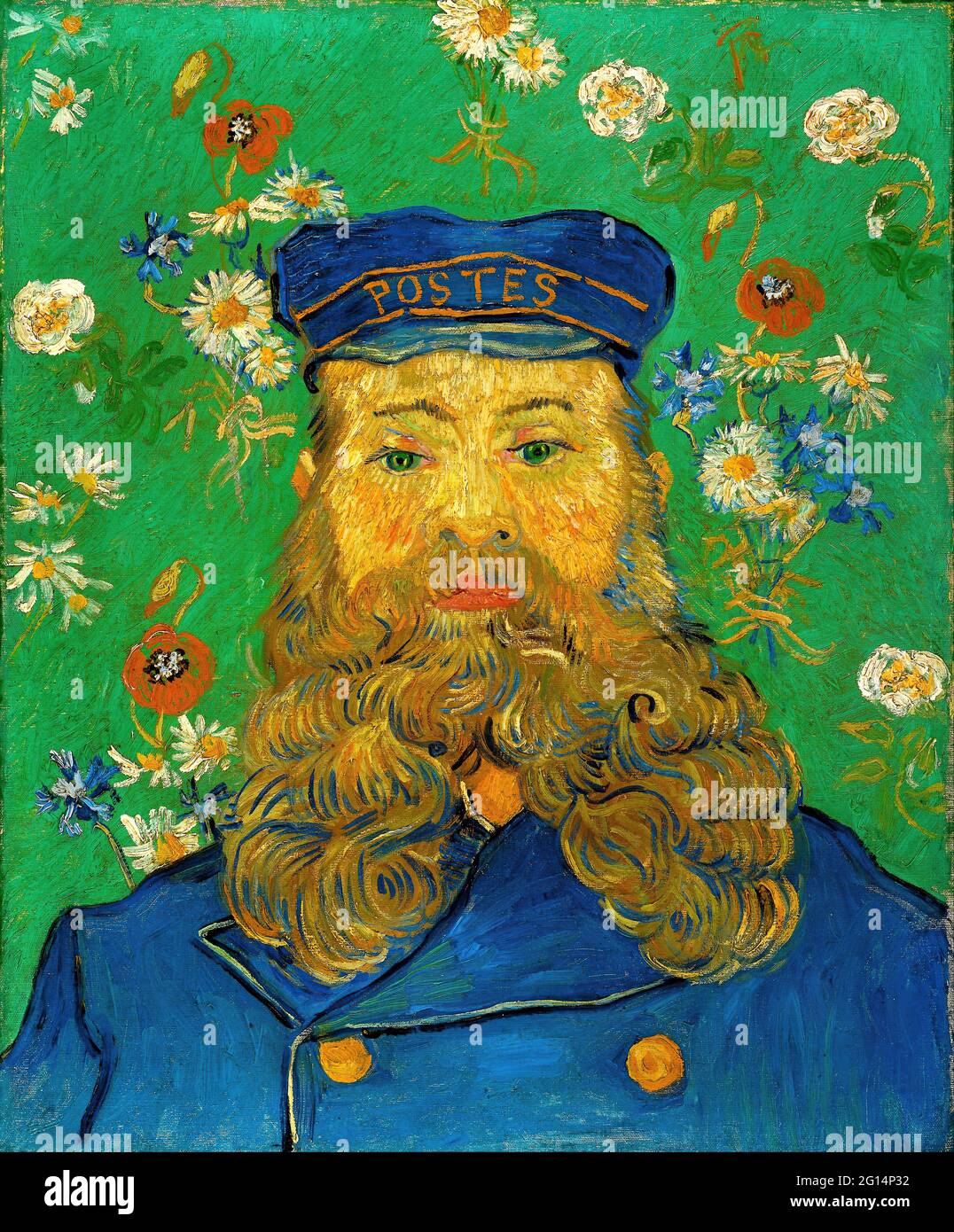 Vincent van Gogh - Portrait of Joseph Roulin Stock Photo - Alamy