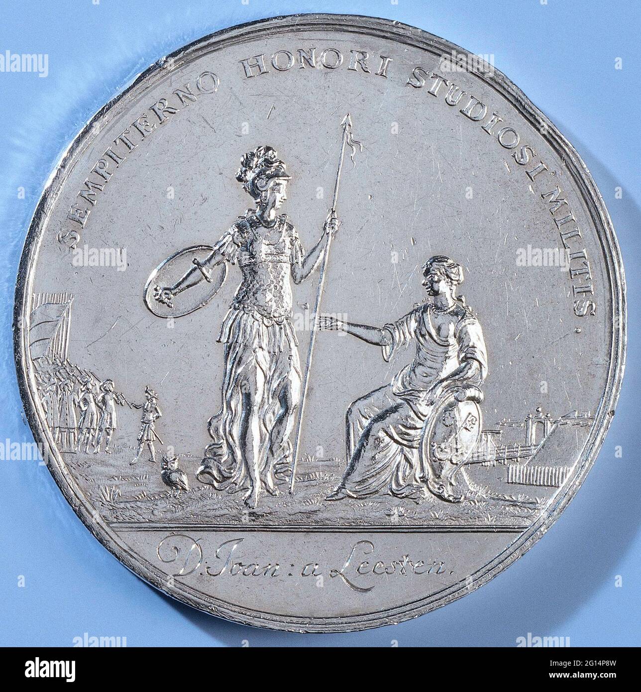 Through the mayors of Leiden honored to the armed students. Silver ...