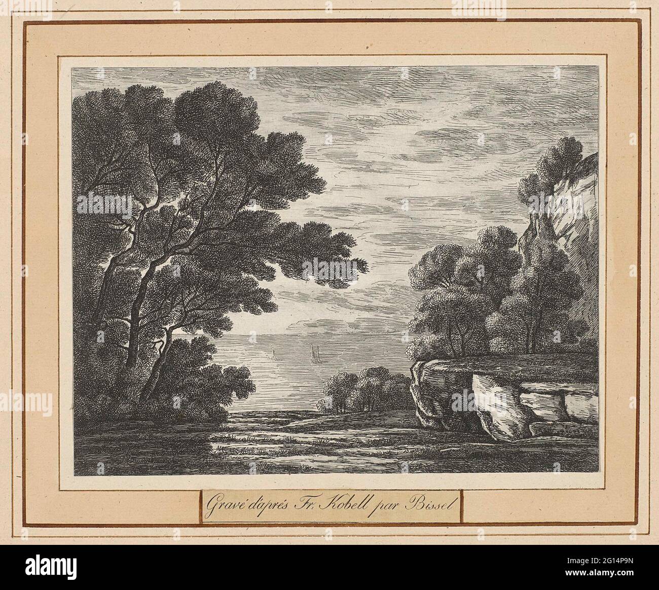 Landscape with face on a lake; Landscapes Stock Photo - Alamy