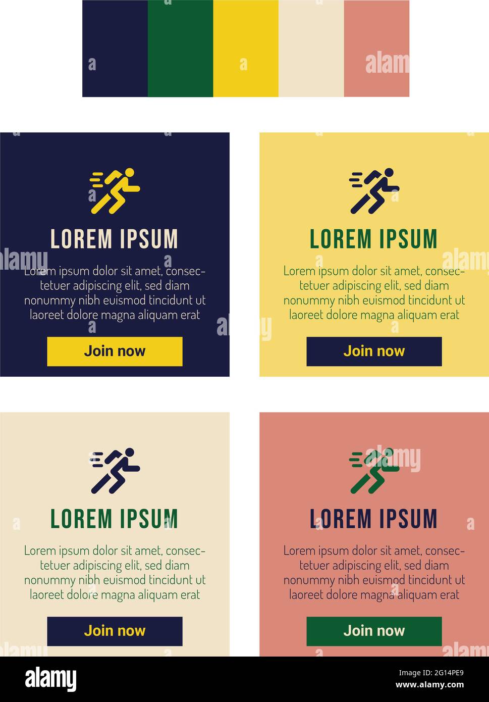 Color combination for Ui Kit Stock Photo - Alamy