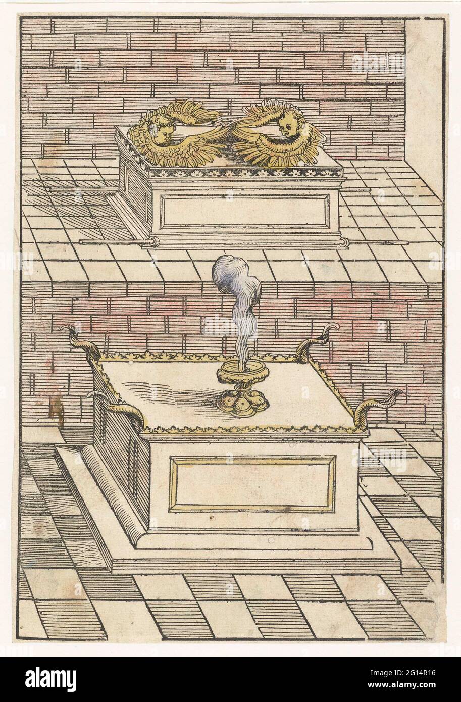 Ark of the covenant and crop offering. The ark of the covenant, a ...