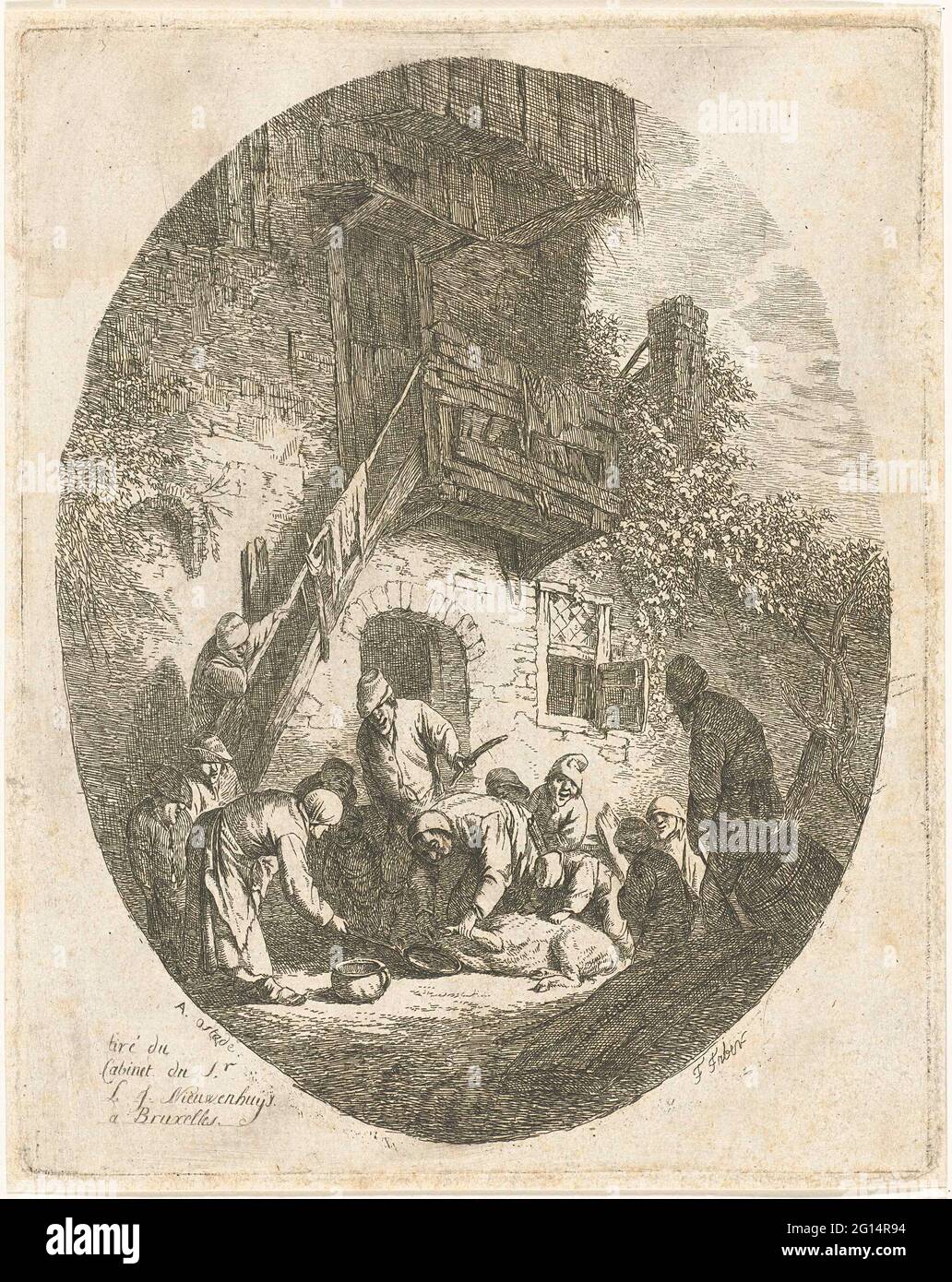 Slaughter house 19th century hi-res stock photography and images - Alamy
