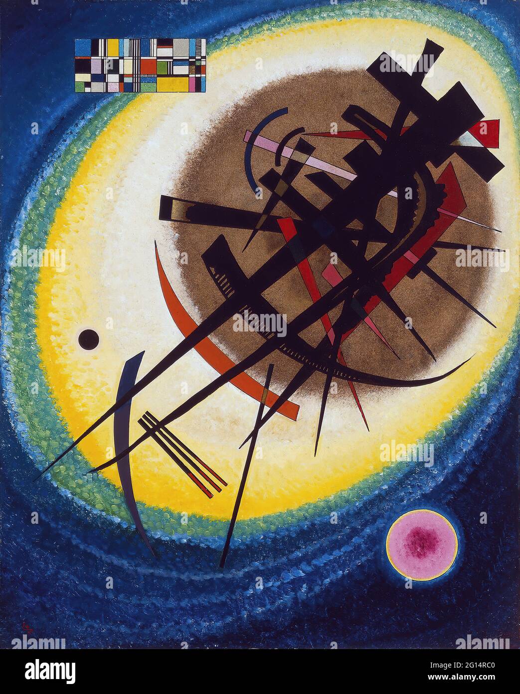Wassily Kandinsky - in the Bright Oval Stock Photo - Alamy