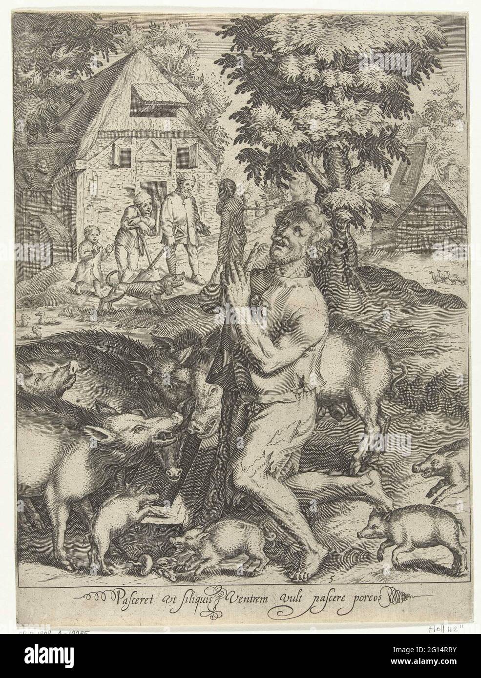 Lost son as a pig powder; Pasceret vt Siliquis ventrem fills Pacother ...