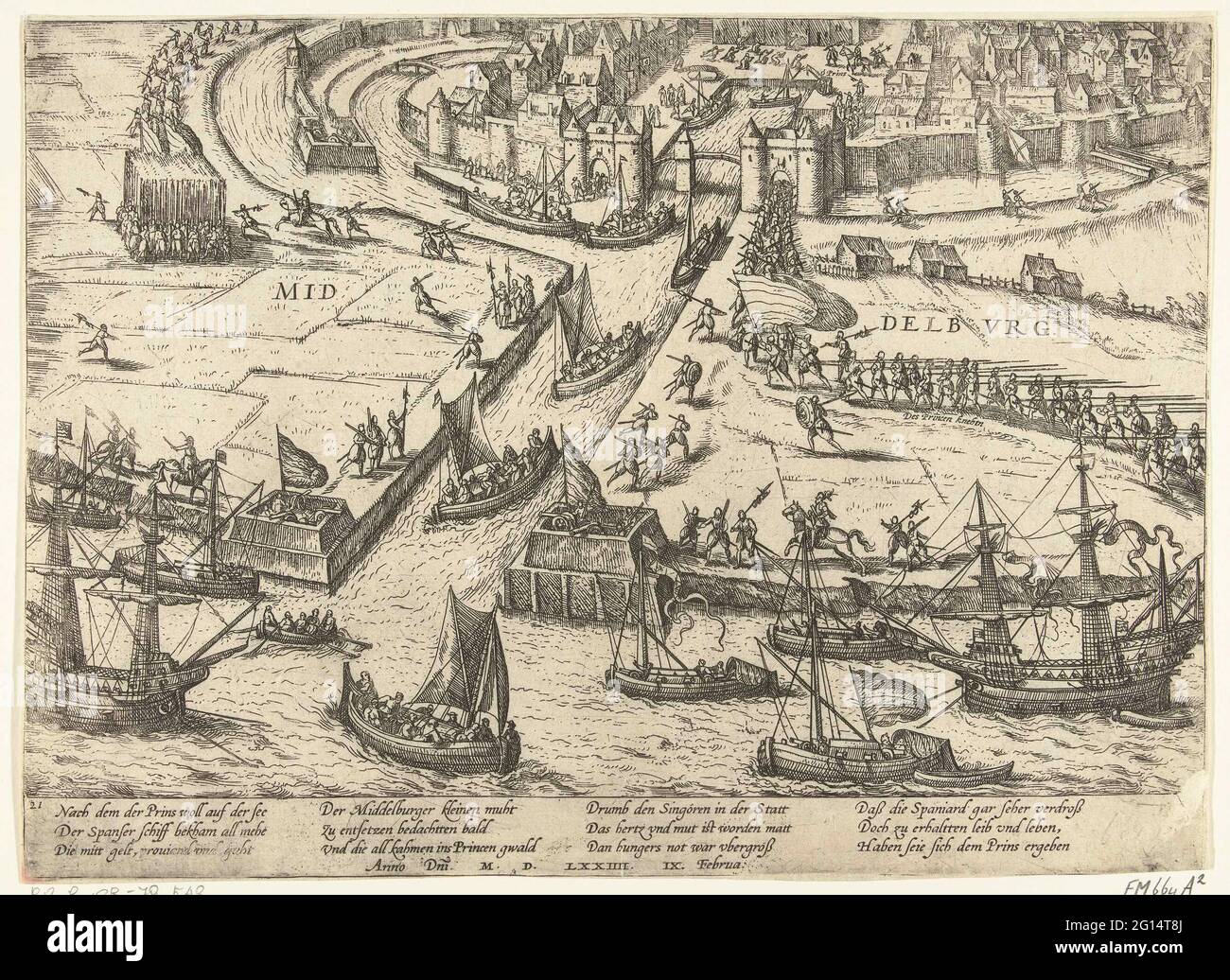 Middelburg switches to the prince, 1574. After the investment ...