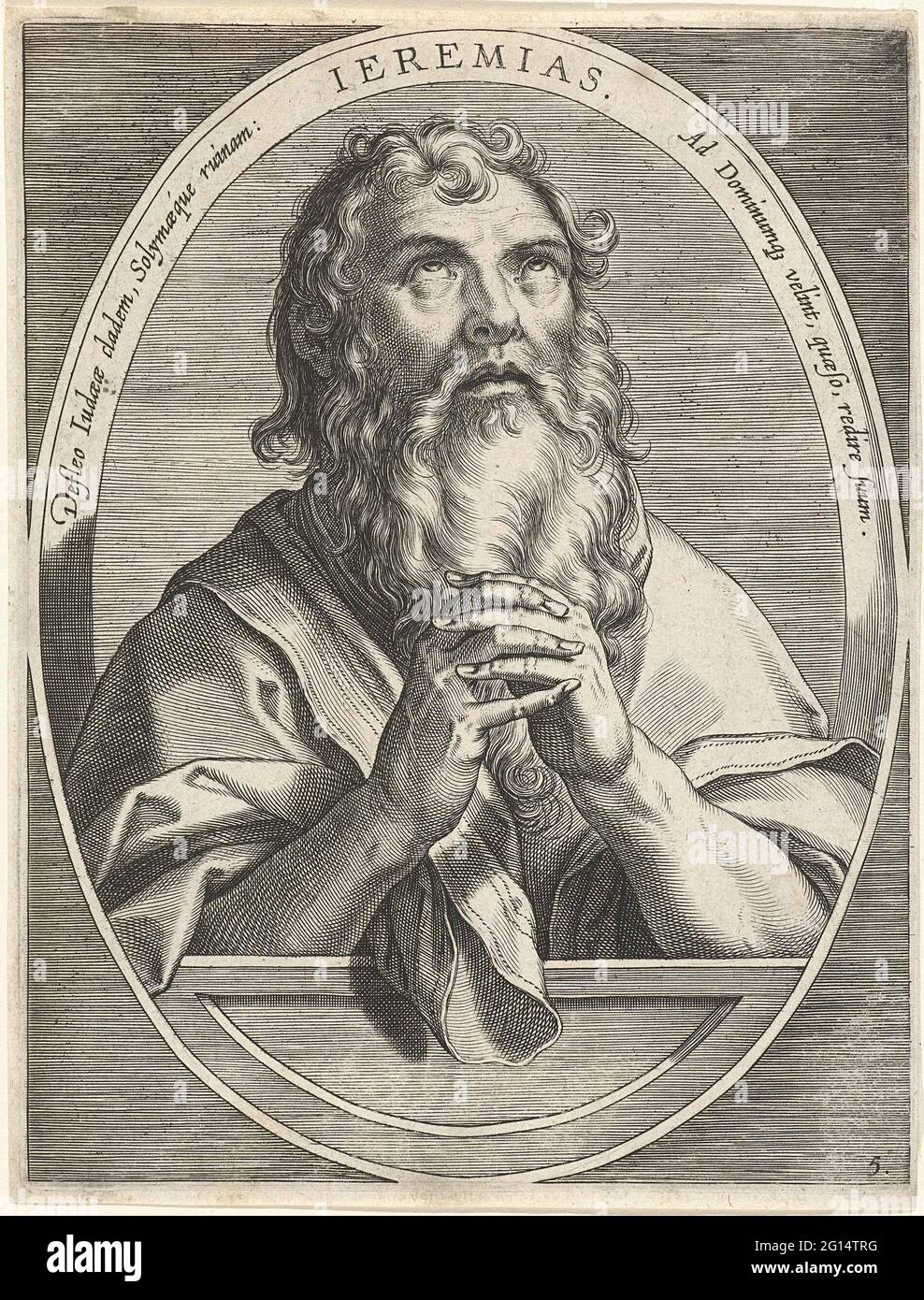Jeremiah; Icone Prophetarum Veteris Testamenti. The prophet Jeremiah in ...