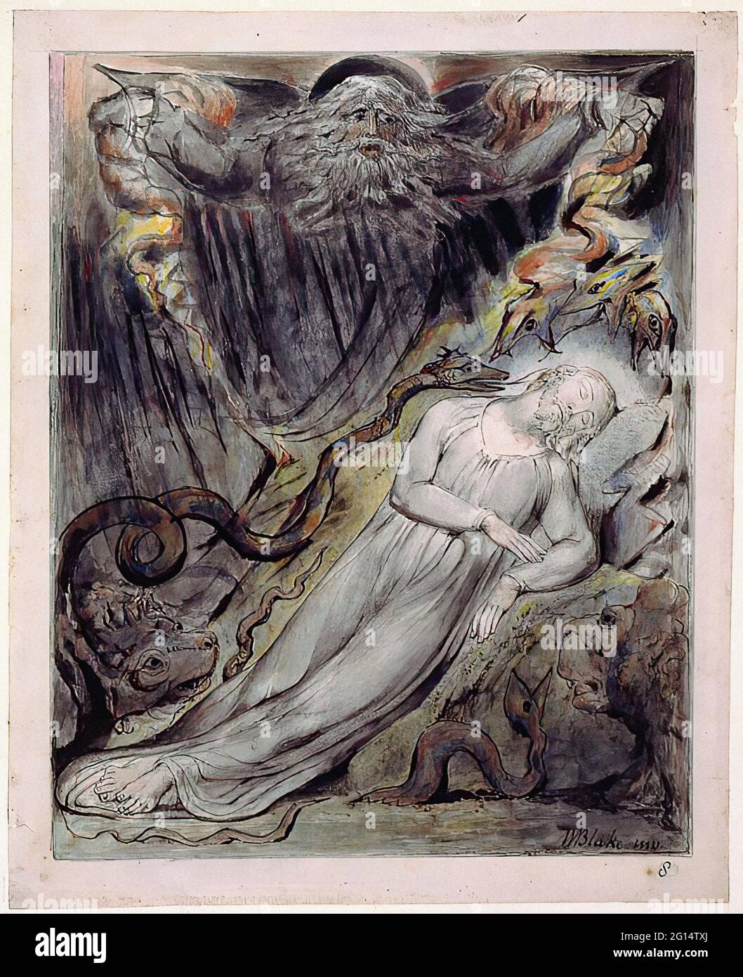 William Blake - Illustration Milton S Comus 1820 Stock Photo - Alamy