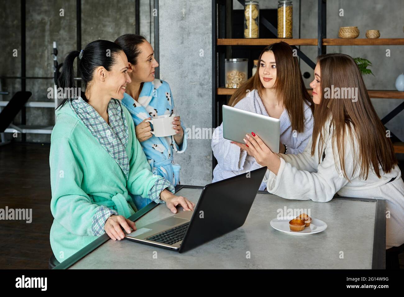 Electronic devices family hi-res stock photography and images - Alamy