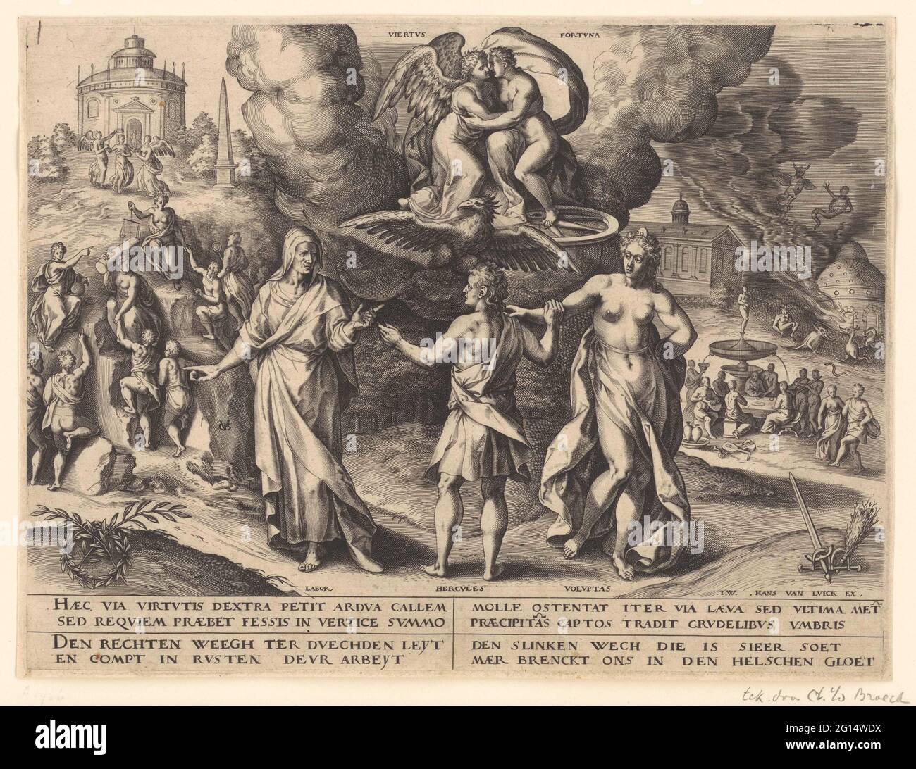 Hercules on the crossroads. Hercules on the two jump between the ...