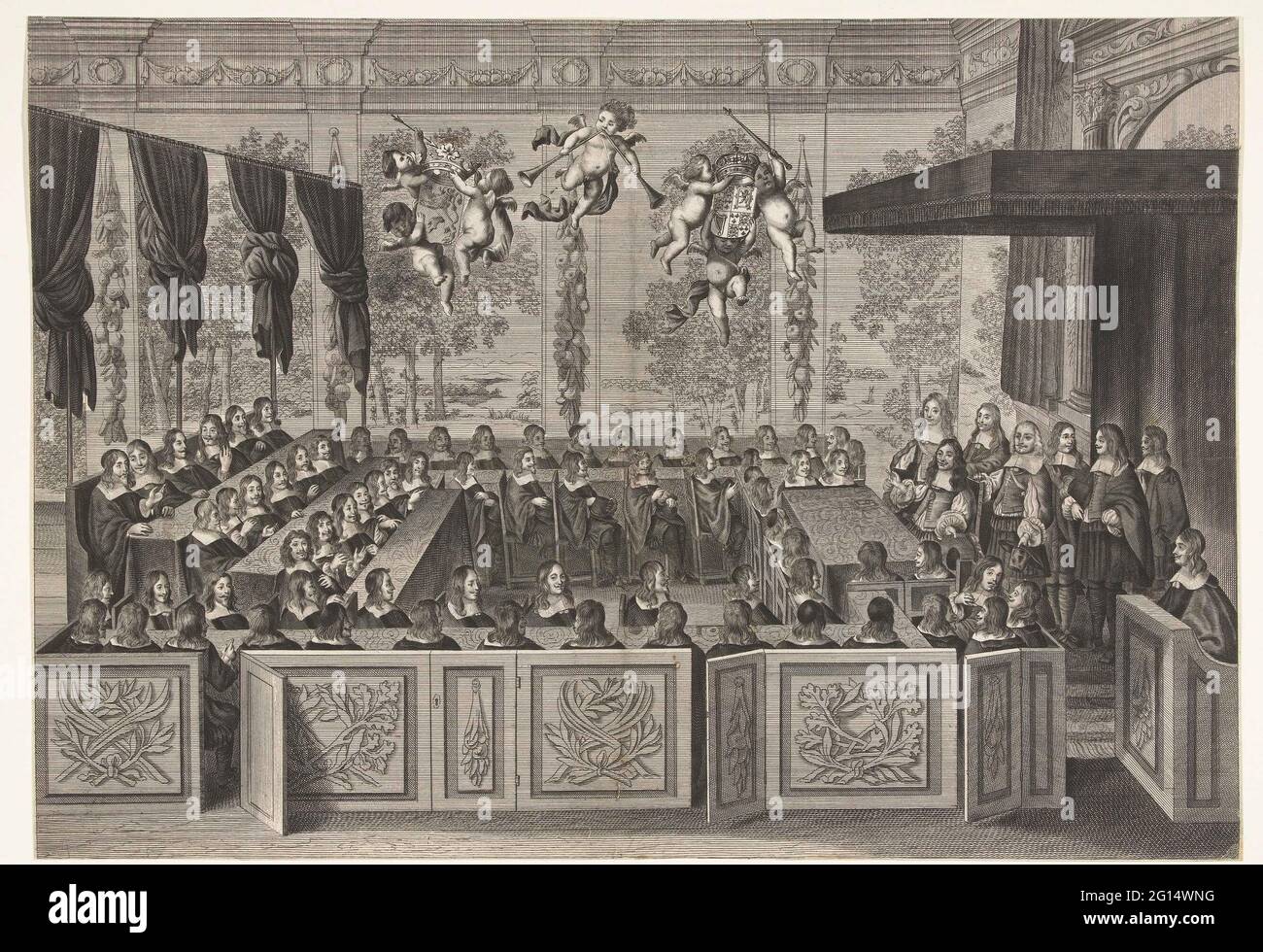 King Charles II of England allows the existing members of the States ...
