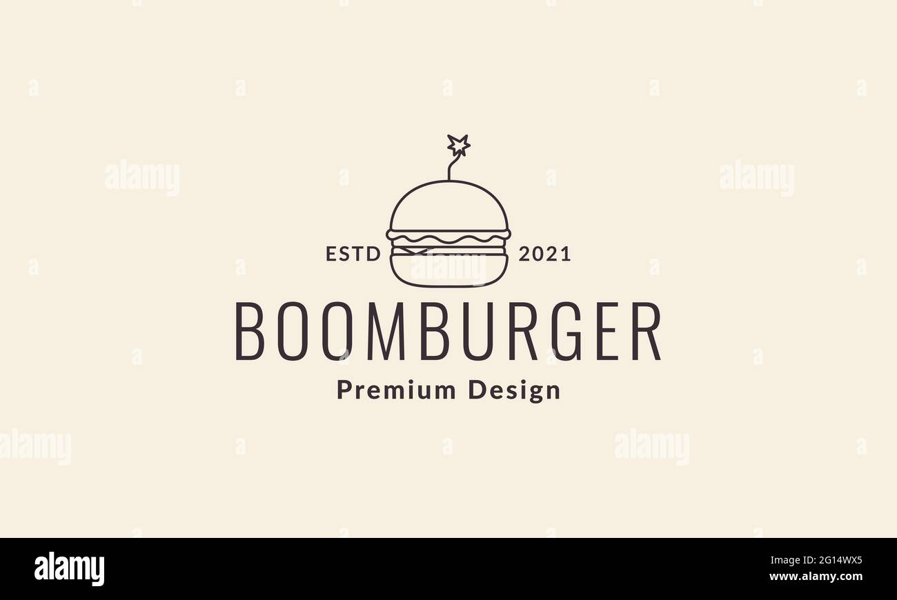 Boom burger Stock Vector Images - Alamy