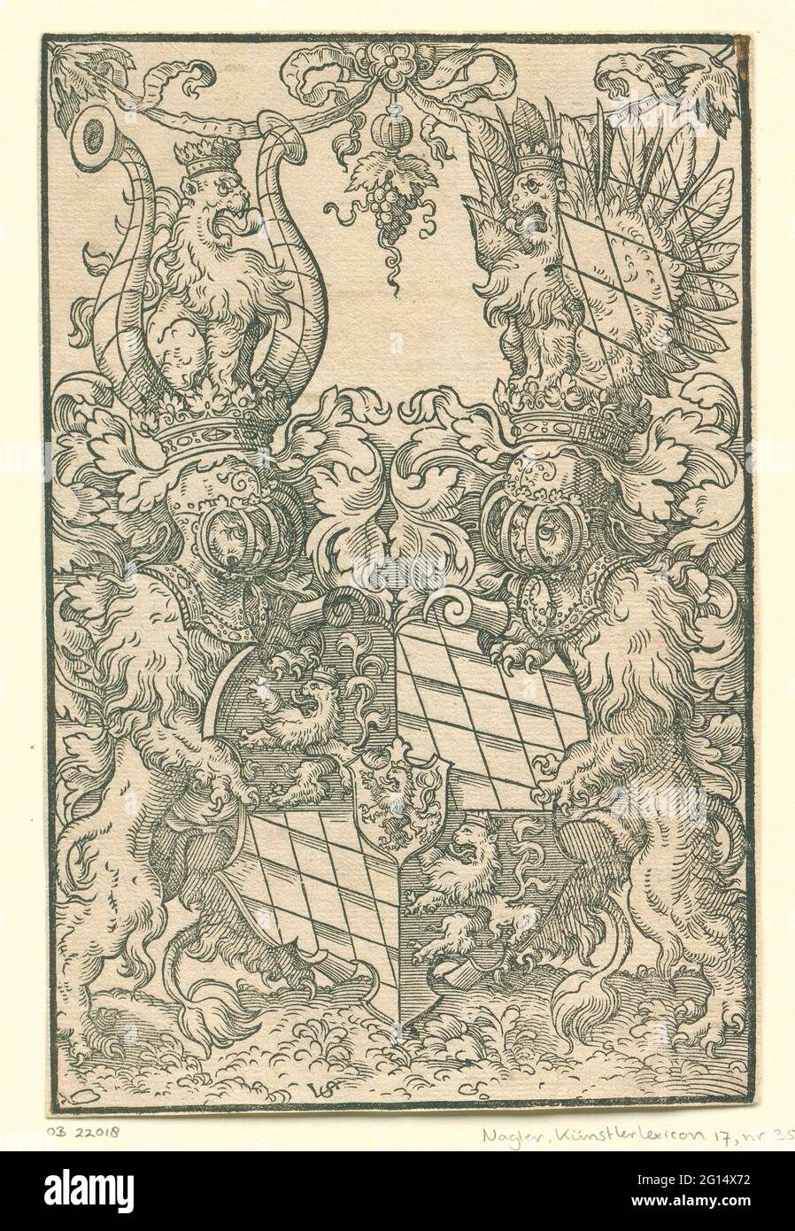 Arms of Albrecht V, Duke of Bavaria Stock Photo - Alamy