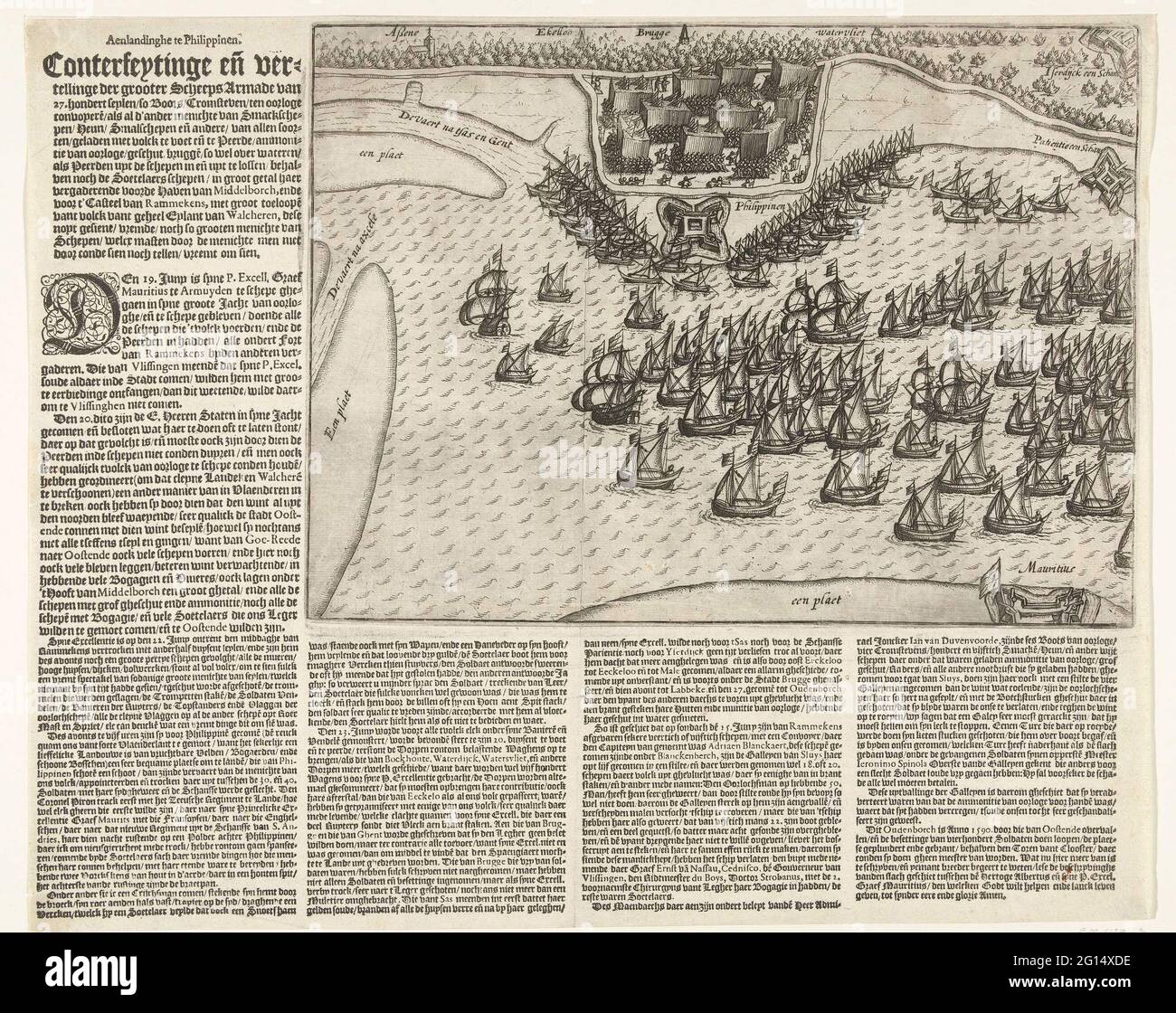 State fleet for Philippine, 1600; Aenlandinghe in Philippines ...