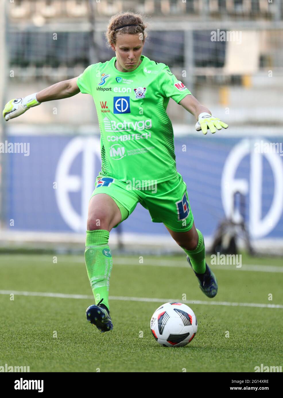LINKÖPING 20210604Linköping's goalkeeper Cajsa Andersson during Friday ...