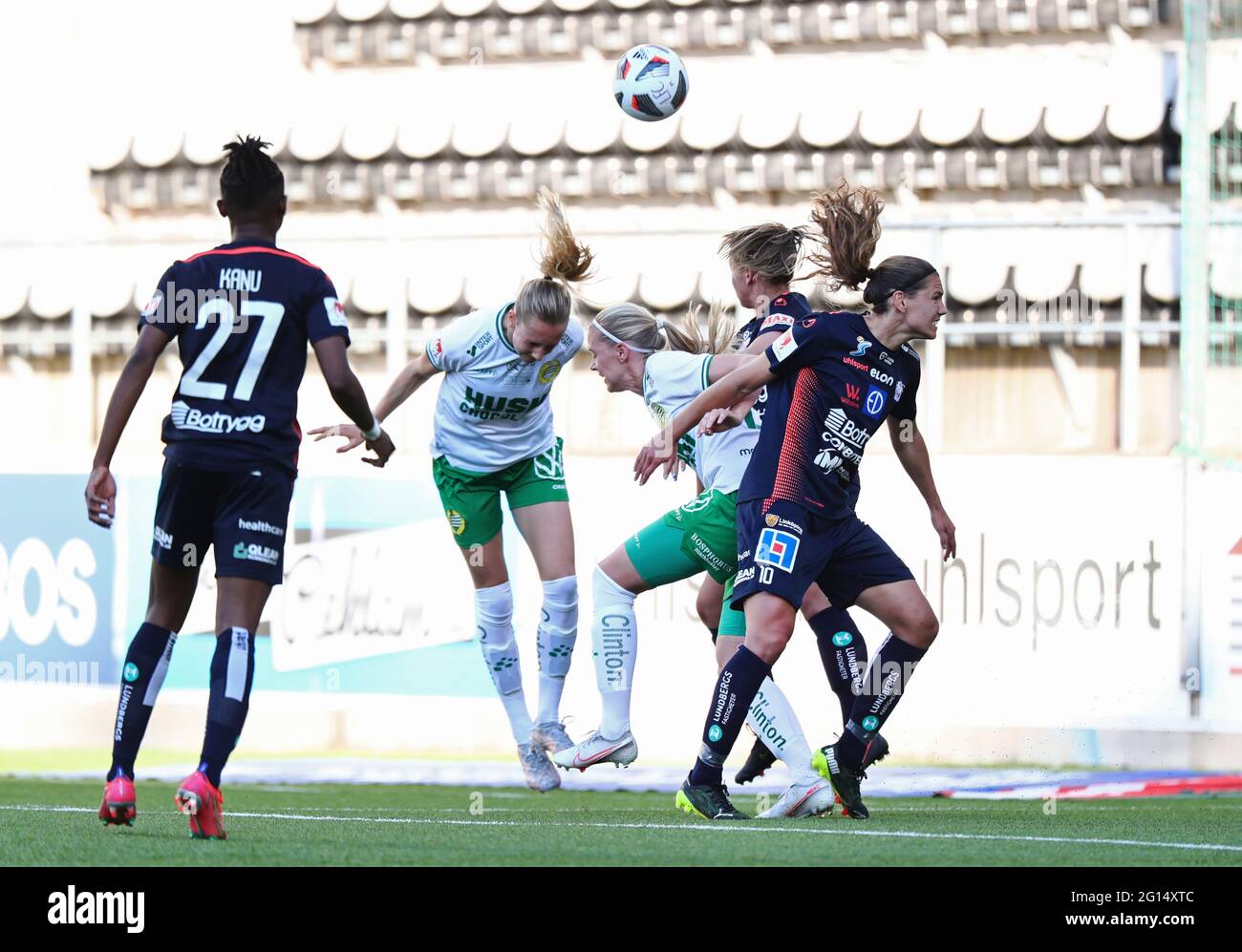LINKÖPING 20210604Friday's match in the Damallsvenskan between ...