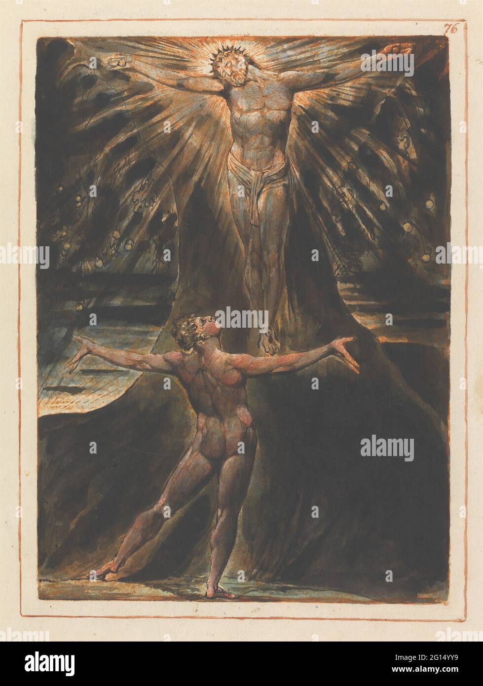 William Blake - Jerusalem, Plate 76 Stock Photo - Alamy