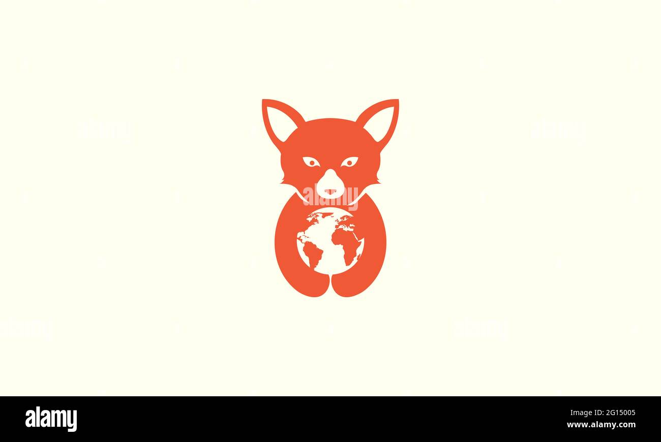 Fox Earth Stock Vector Images - Alamy