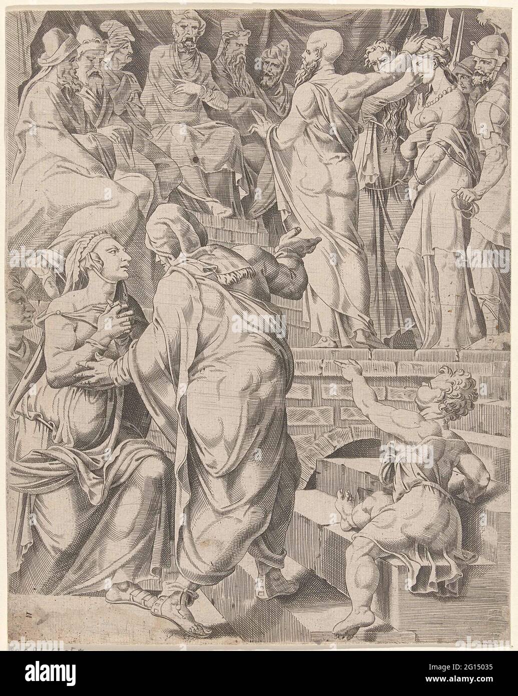 Susanna is accused of adultery; History of Susanna. Susanne is led to ...