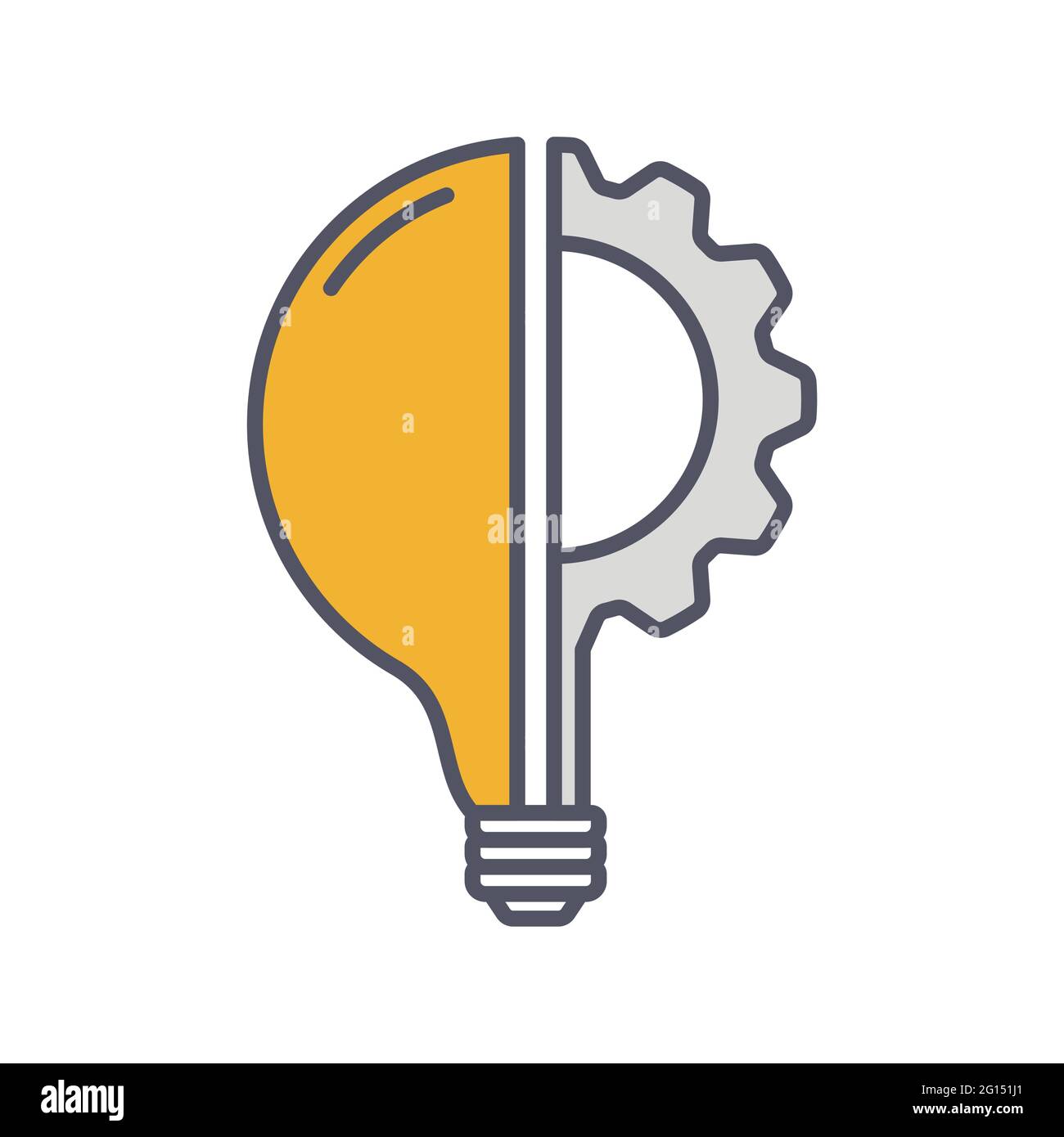 Gear energy vector icon electricity hi-res stock photography and images - Alamy