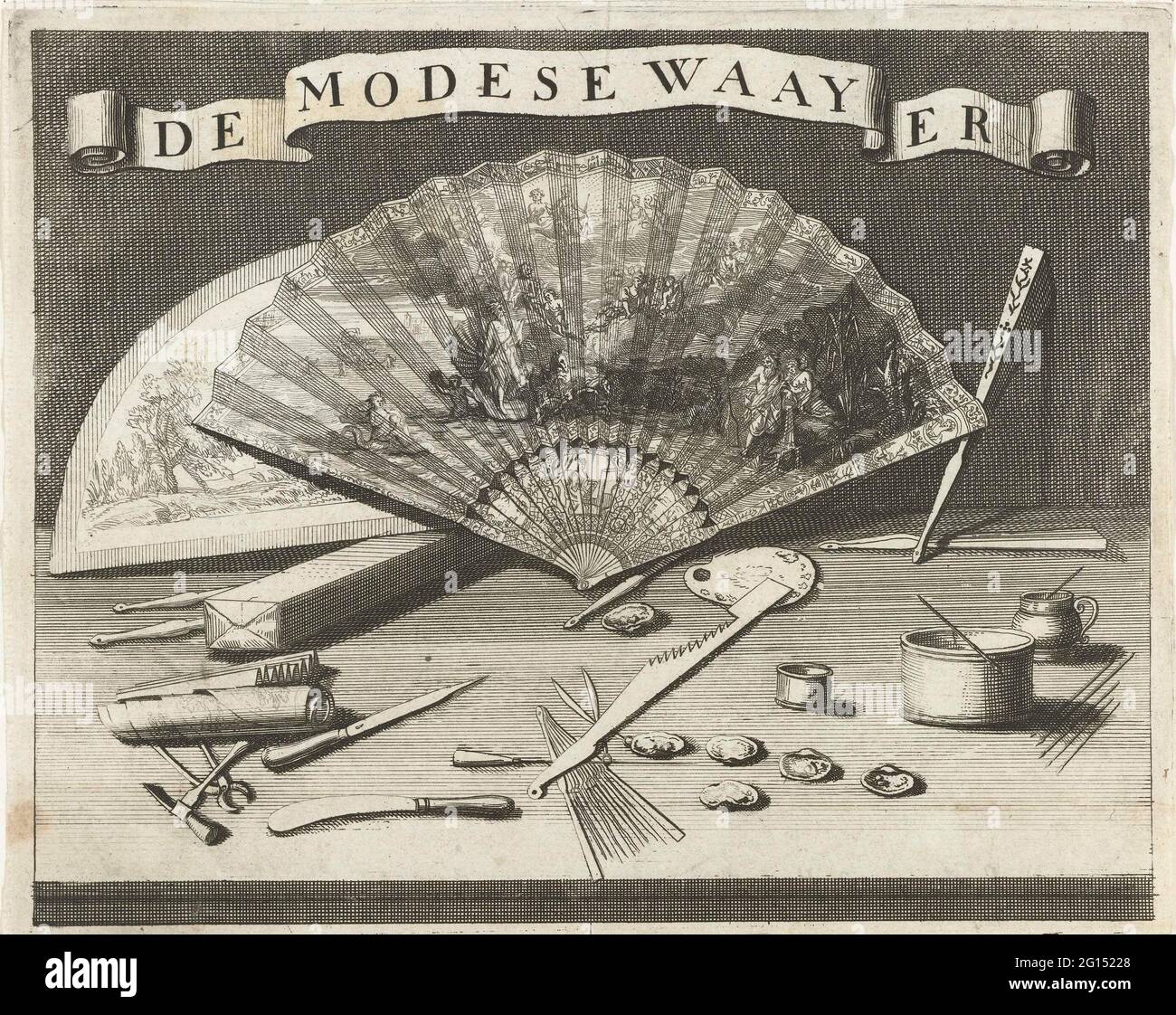 The Modeste Waayer ". Waaijer and Tools to make a Waayer. Above the ...