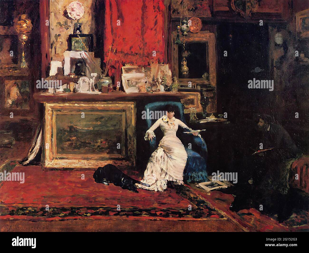 William Merritt Chase - Interior Artist Studio Aka Tenth Street 1880 ...