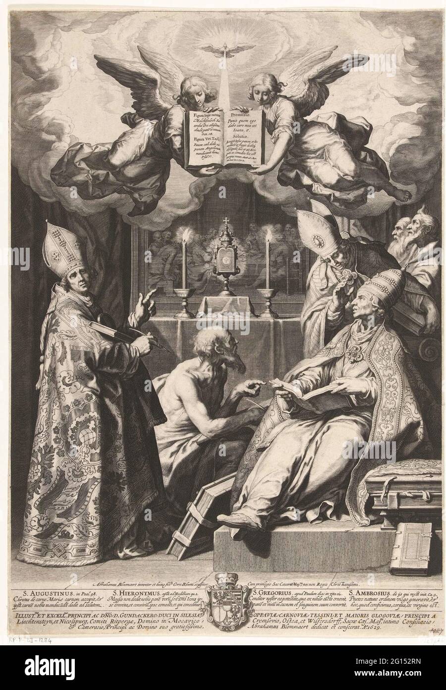 The four church fathers. The four Latin church fathers - the Saints ...