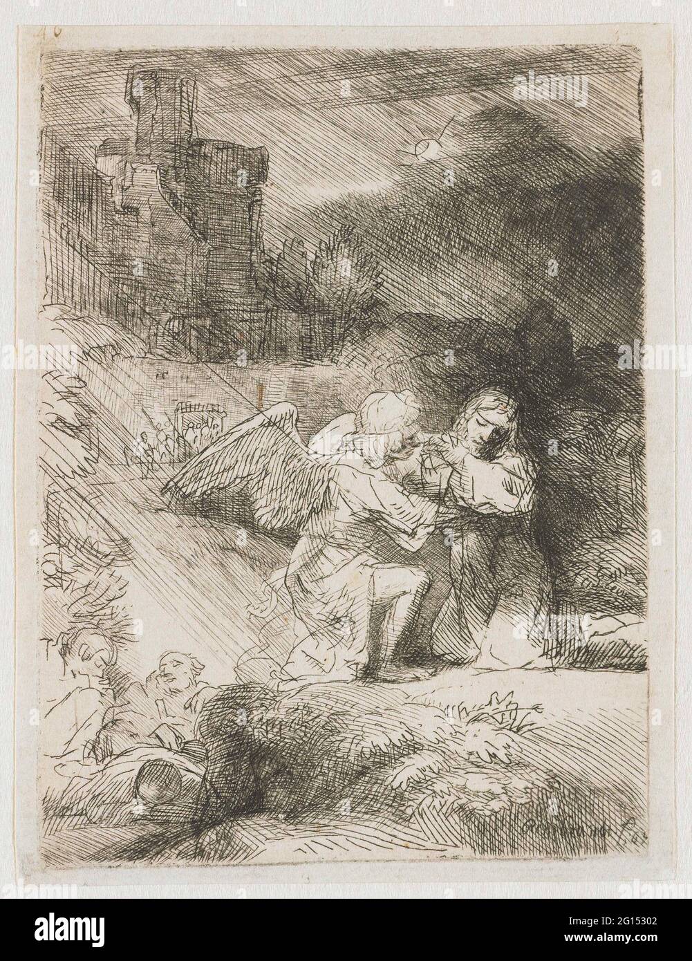 Christ in the court of Gethsemane Stock Photo - Alamy