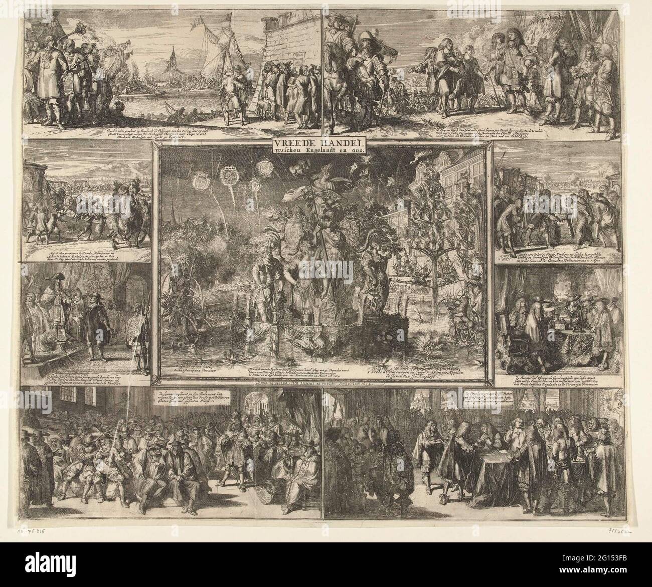 The Peace of Westminster, 1674; Vreede Trade between Englandt and us ...