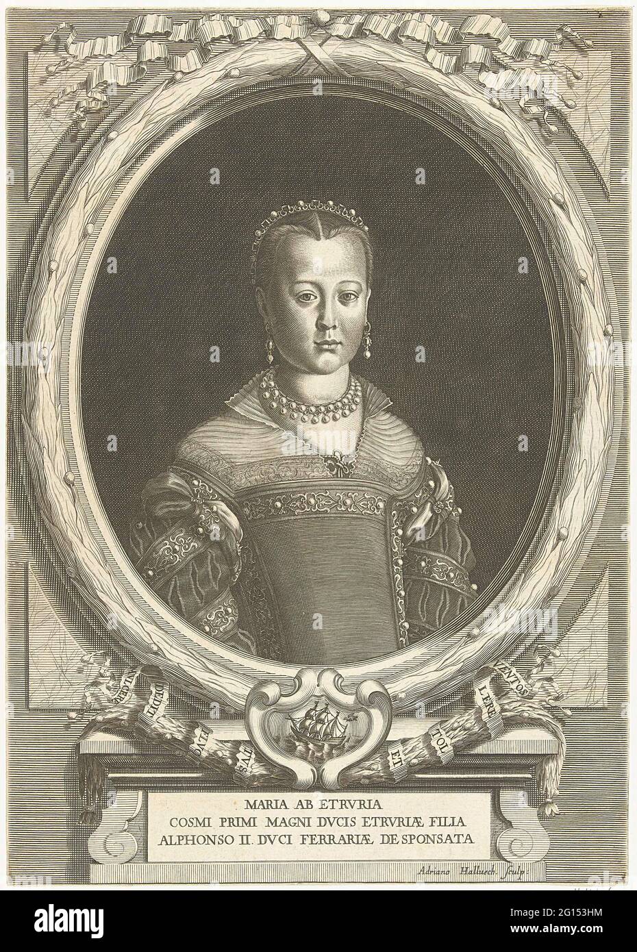 Portrait of Maria de Medici; Portraits of the family the 'Medici ...