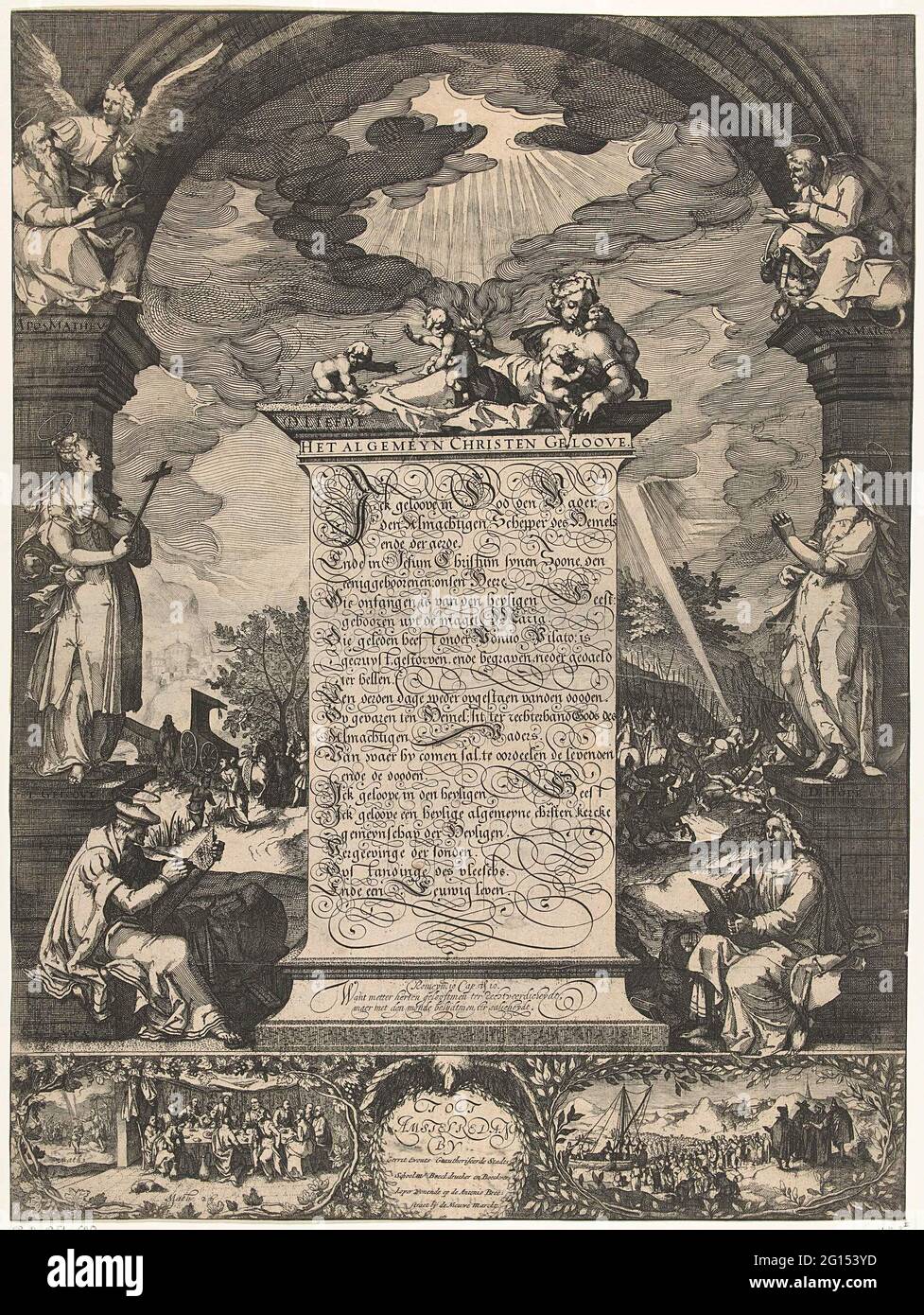 Christian column symbols faith hi-res stock photography and images - Alamy