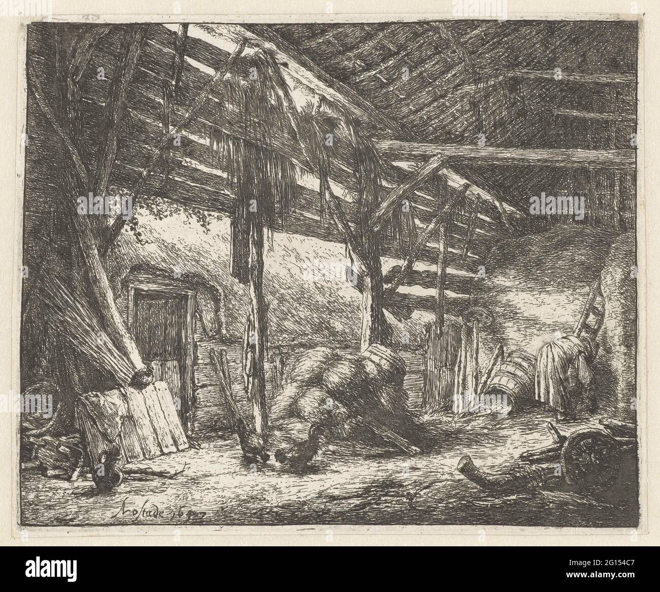 Interior of hay water; HOOKER Stock Photo - Alamy
