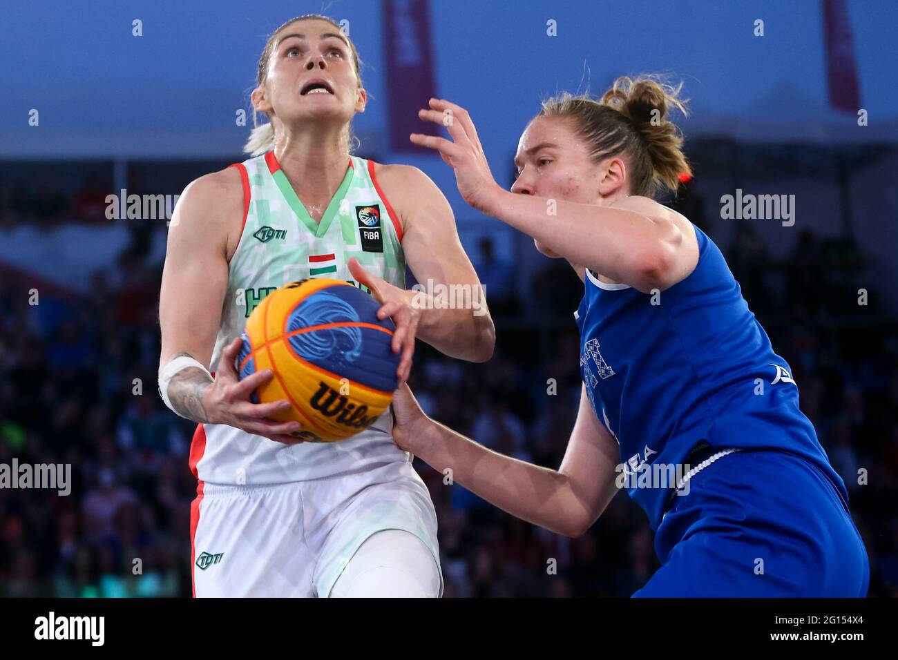 04-06-2021: Basketbal: FIBA 3x3 Olympic Qualifying Tournament: Debrecen ...
