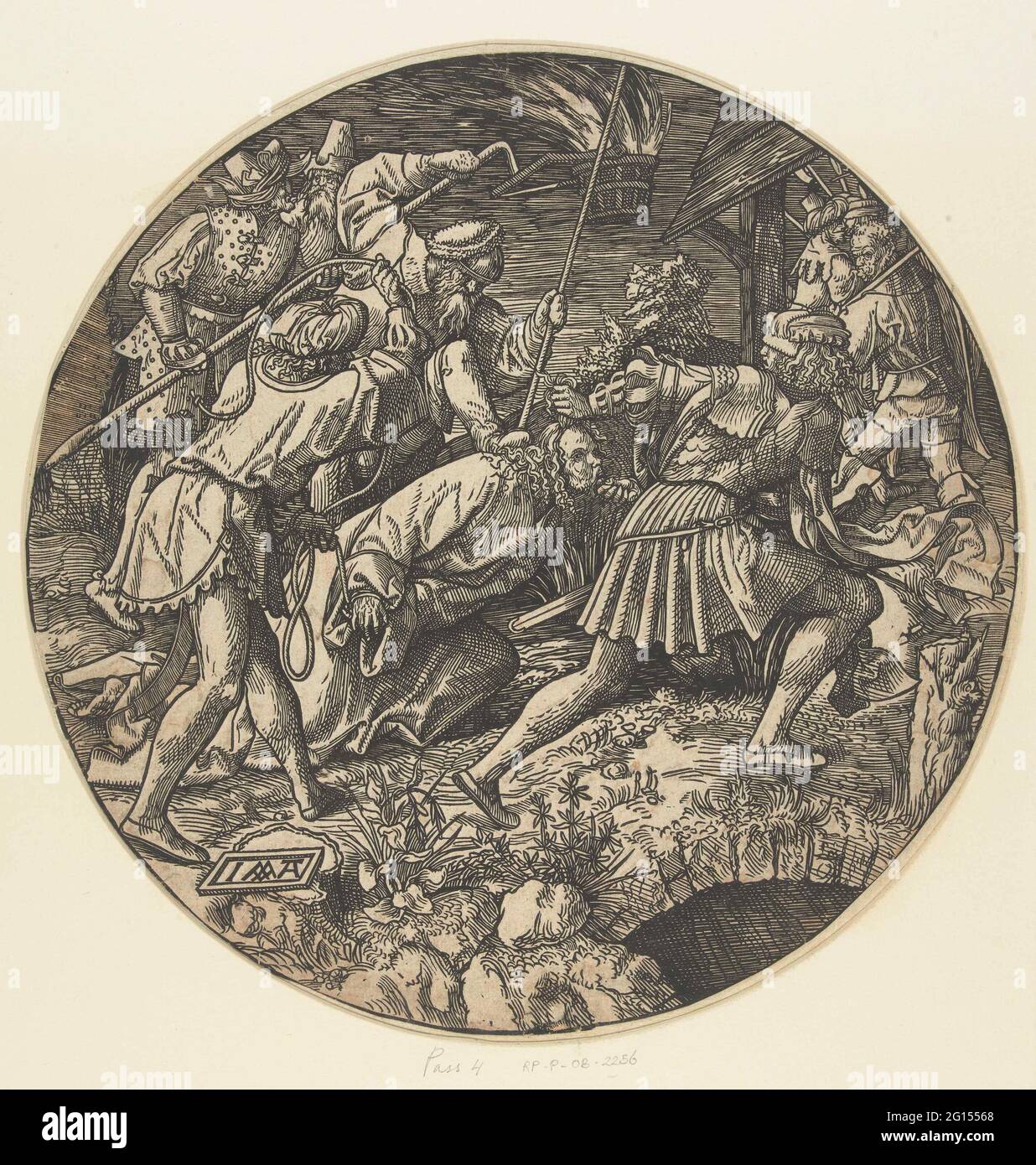 The imprisonment of Christ; The round passion. Off series of twelve ...