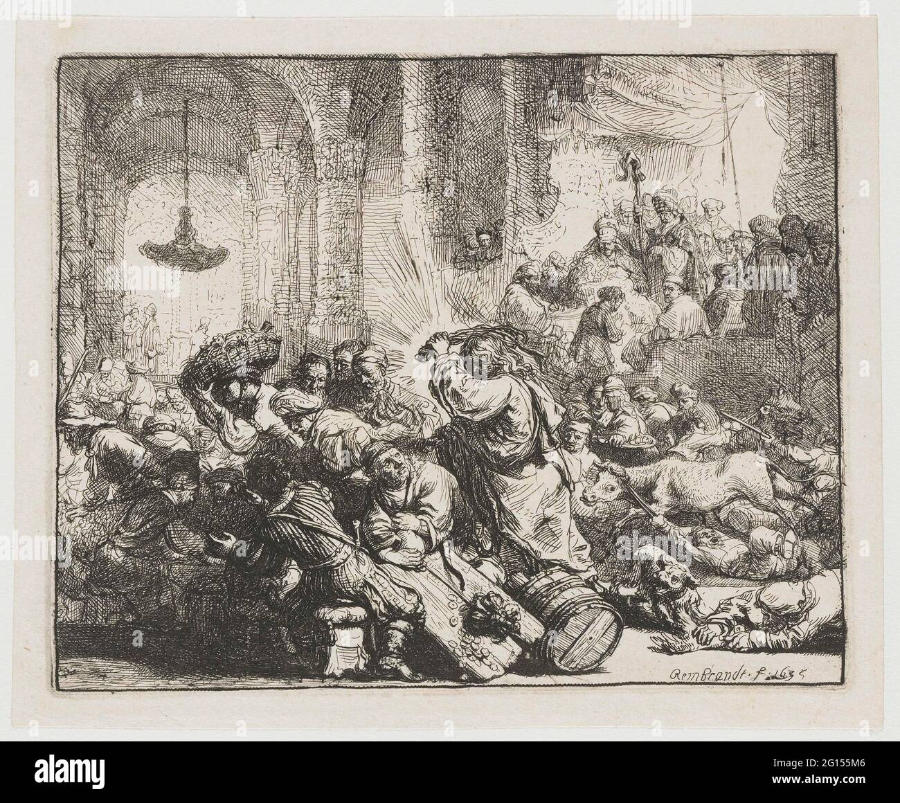Jesus christ driving the money changers from the temple christ hi-res ...