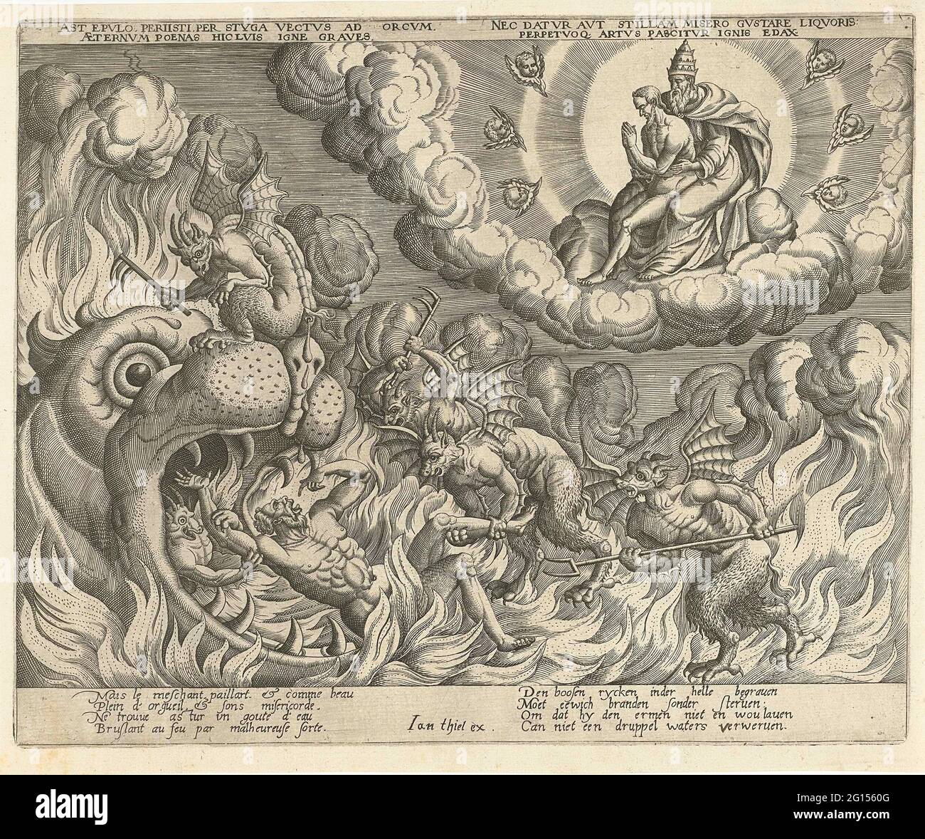 Vision of the rich man in hell; The similarity of the rich man and the ...